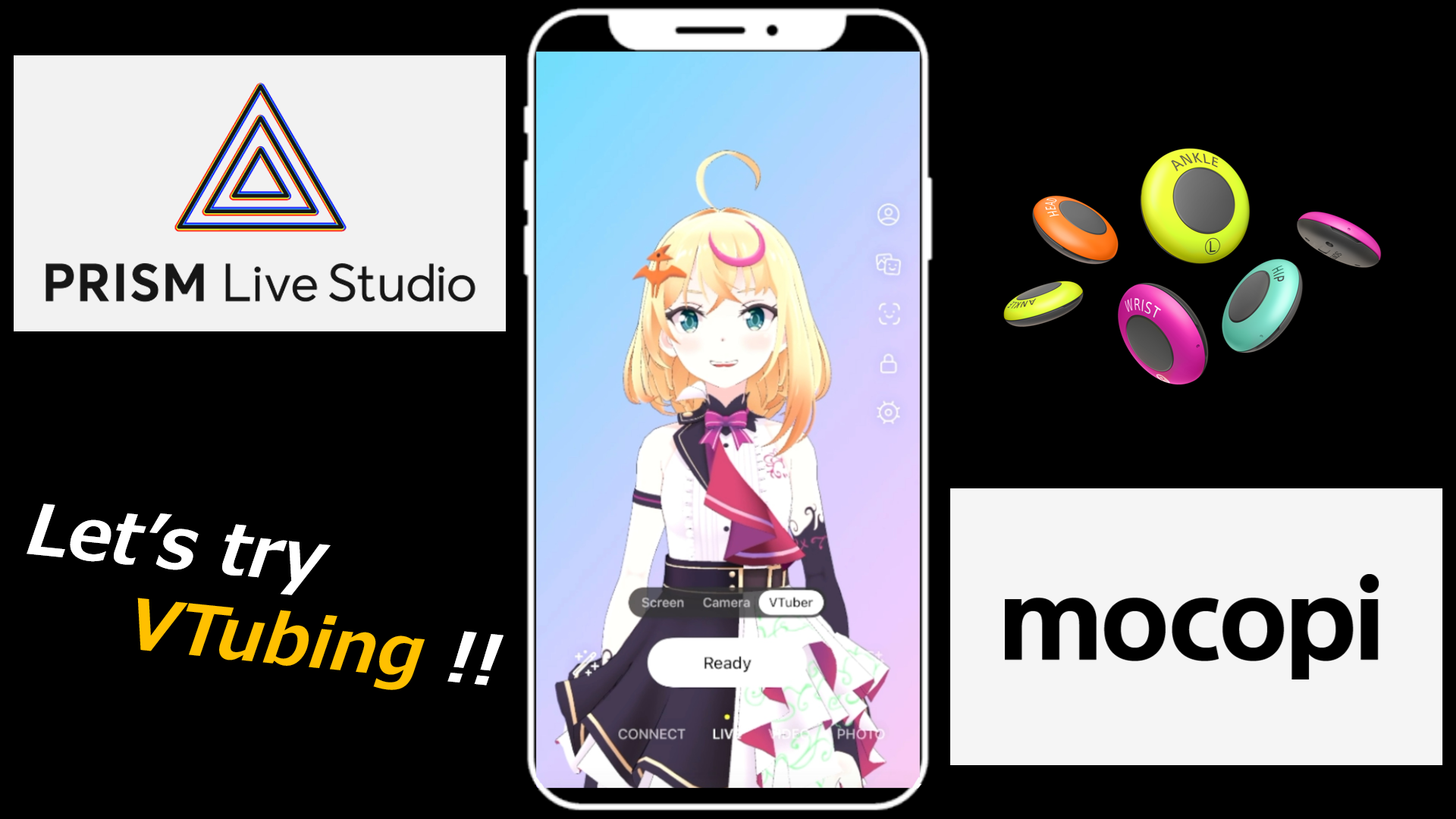 PRISM Live Studio now works with mocopi!｜News｜XYN Web Portal Site